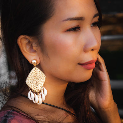Boho Tassel & Feather Earrings - Handmade in Thailand ॐ – Thaluta